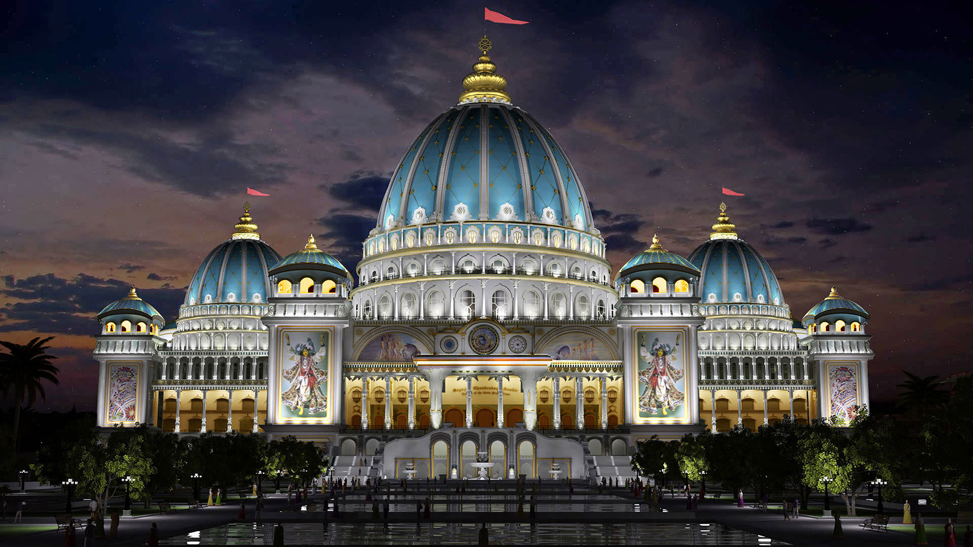 Temple Facade Lighting Design | Temple Lighting Design Consultants